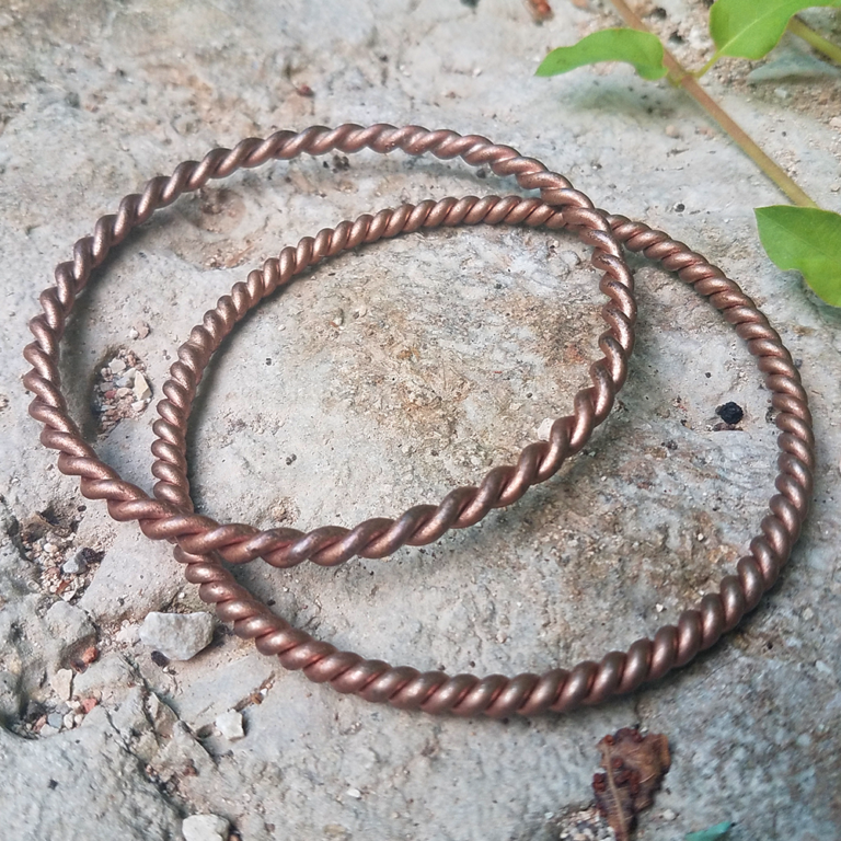 Tensor Rings | 1/2 Sacred Cubit | 10 Gauge | 2 Ring Set - Tensor Smith